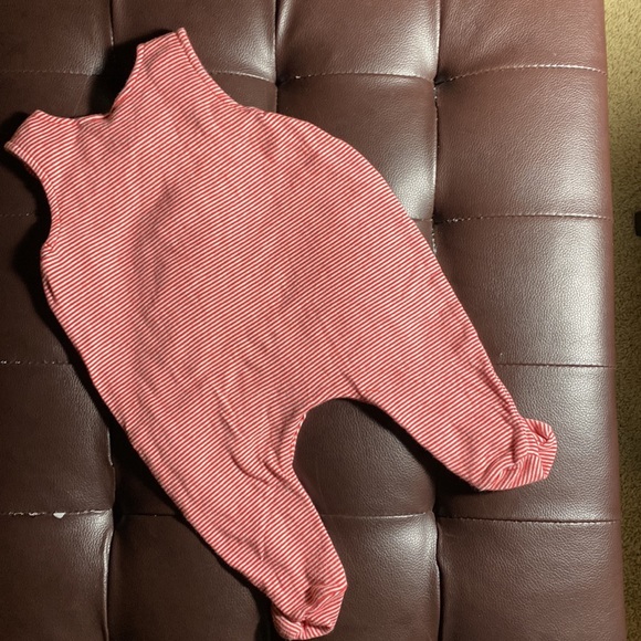 GAP | Bottoms | Vintage Baby Gap Red And White Striped Rooster Overalls ...